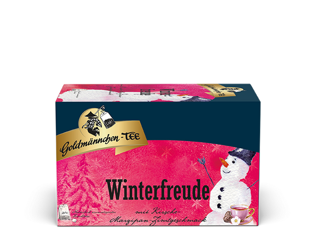 Winterfreude (Kirsche-Marzipan-Zimt) – Goldmännchen Tee